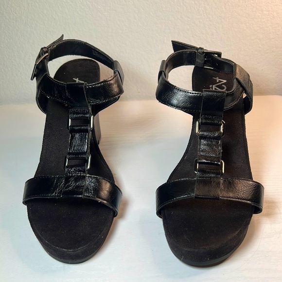 A2 By Aerosoles | Shoes | Aerosoles A2 Plushnite Black Strappy Wedge ...